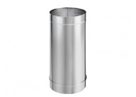 8" x 24" Single Wall Stainless Chimney Extender - Forno Bravo ...