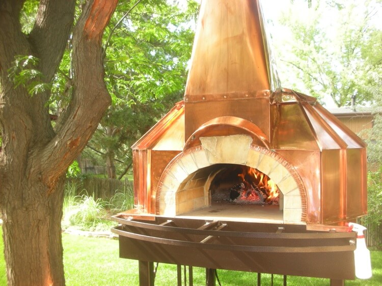 Pompeii DIY Brick Oven with Copper - Centennial CO - Forno Bravo ...