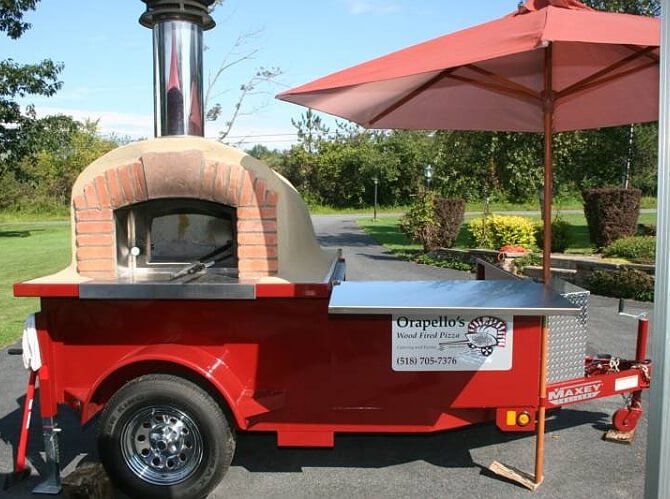 Mobile Pizza Oven Trailer Photos - Forno Bravo. Authentic Wood Fired Ovens
