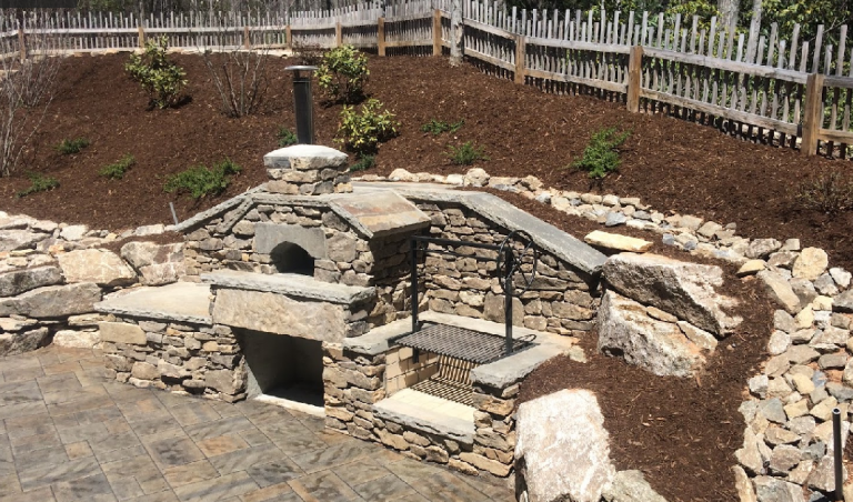 Rock Terrace Pizza Oven - Asheville NC- Installed by The Arch - Forno ...