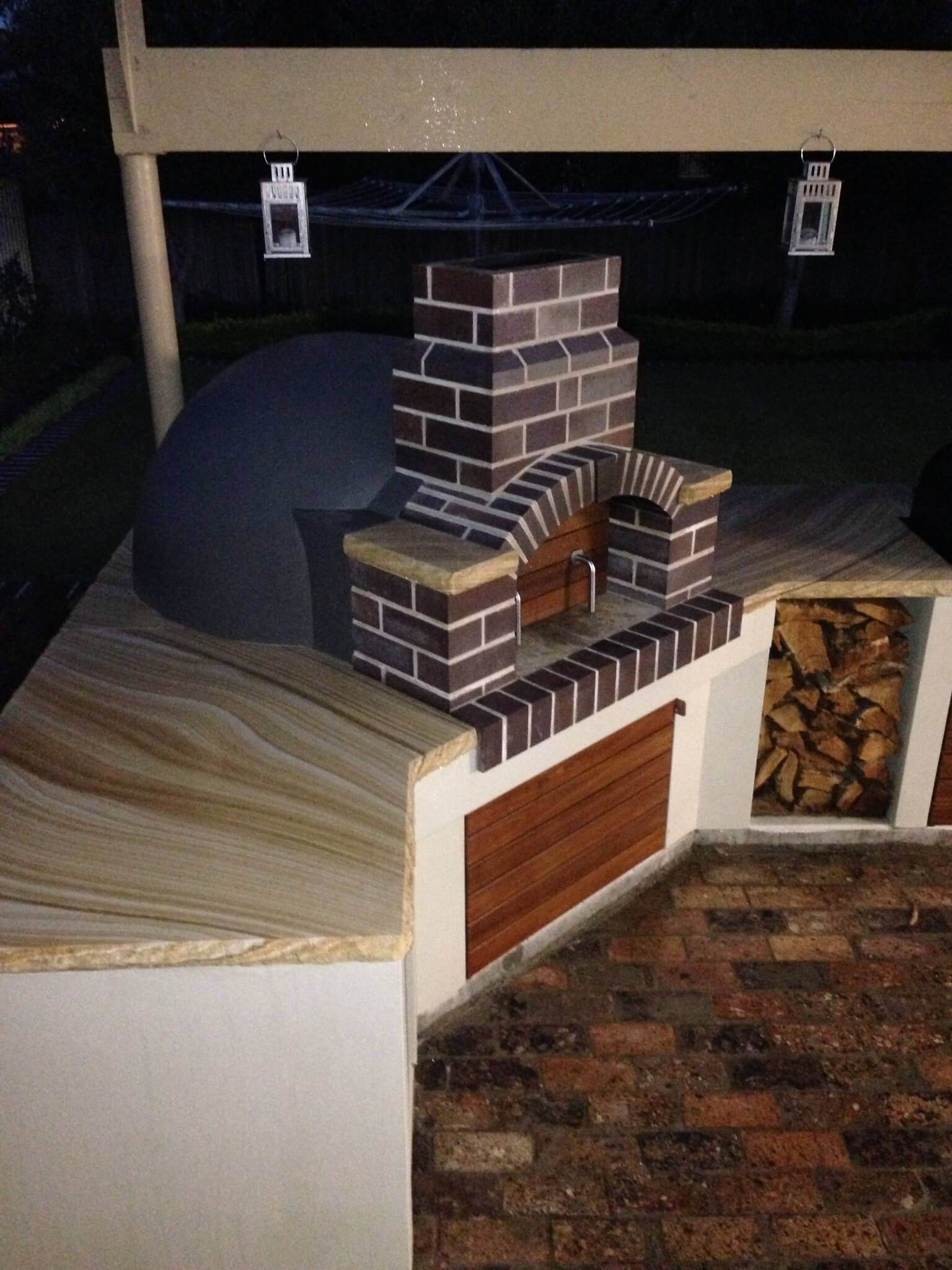 Custom Pizza Oven from Andrew G of Australia 2 - Forno Bravo. Authentic ...