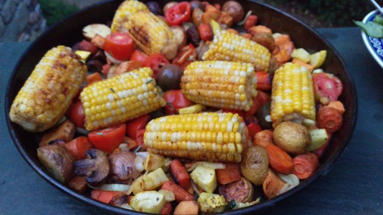 Wood Fired Roasted Vegetables - Forno Bravo. Authentic Wood Fired Ovens