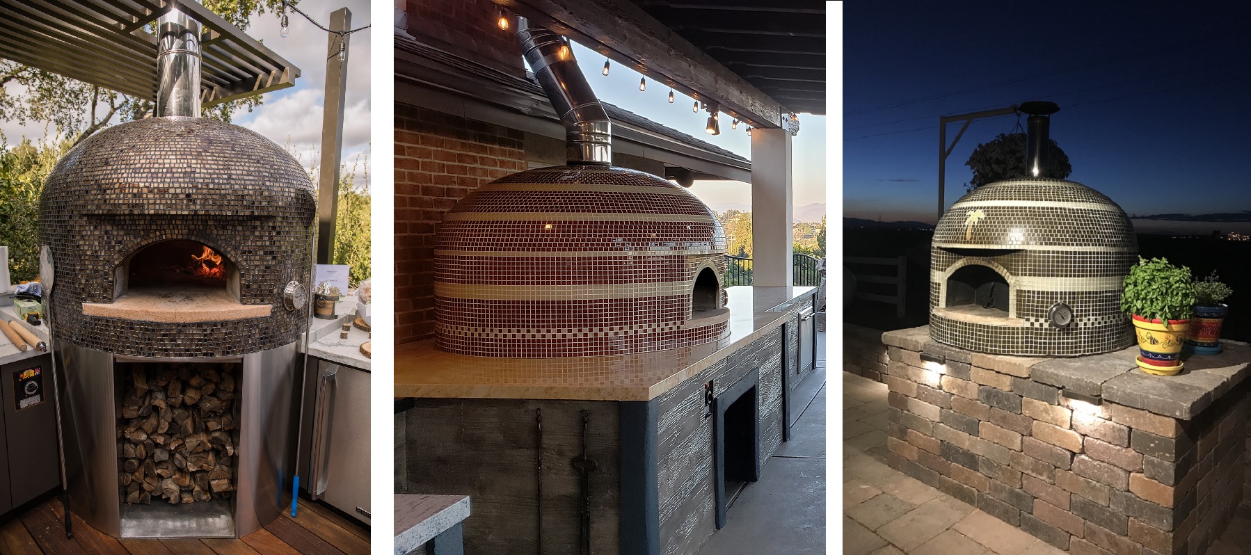 Vesuvio Gas Set - Forno Bravo. Authentic Wood Fired Ovens