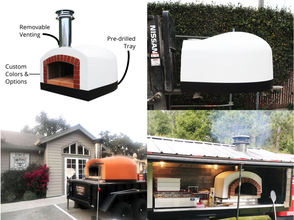 Mobile Pizza Ovens - Forno Bravo Authentic Wood Fired Ovens