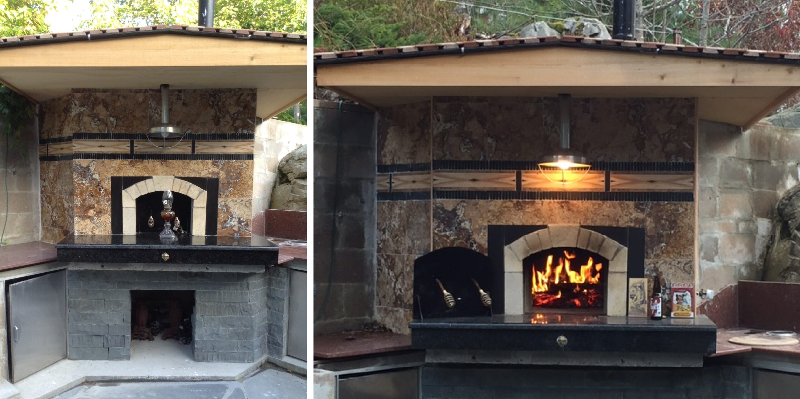 DIY Granite Wood Brick Finish - Forno Bravo. Authentic Wood Fired Ovens
