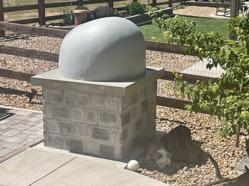 Paul T's Grey Primavera Outdoor Pizza Oven - Forno Bravo. Authentic ...