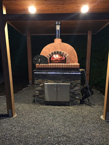 David's Domed Toscana Pizza Oven in Oregon - Forno Bravo. Authentic Wood Fired Ovens