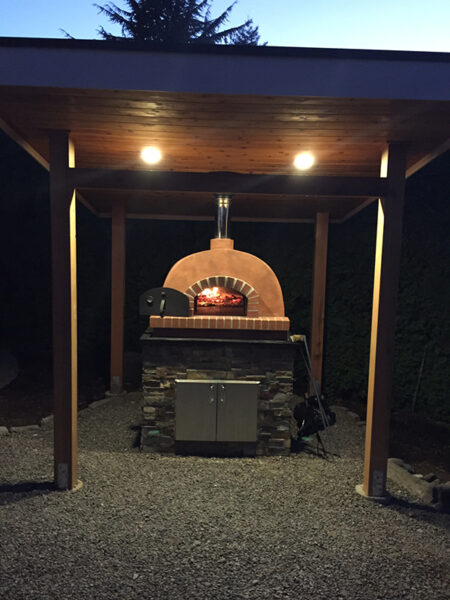 David's Domed Toscana Pizza Oven in Oregon - Forno Bravo. Authentic Wood Fired Ovens