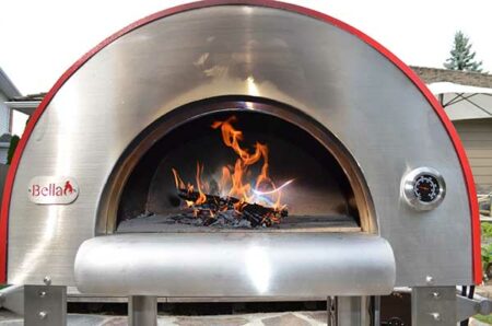 Enjoying a Backyard Bella Oven - Forno Bravo. Authentic Wood Fired Ovens