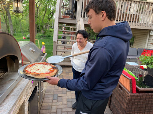 Bella32 Customer Finished Pizza Coming Out Of The Oven 2021 Photo ...