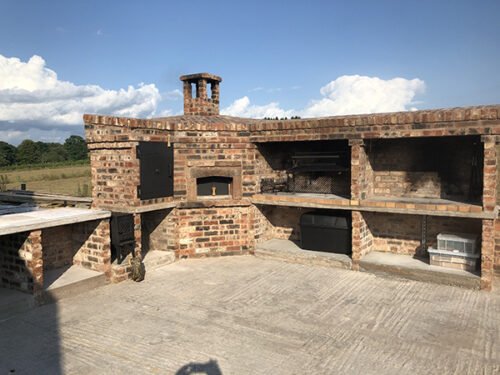 Brick Outdoor Kitchen Build with a Casa Oven in the UK - Forno Bravo ...