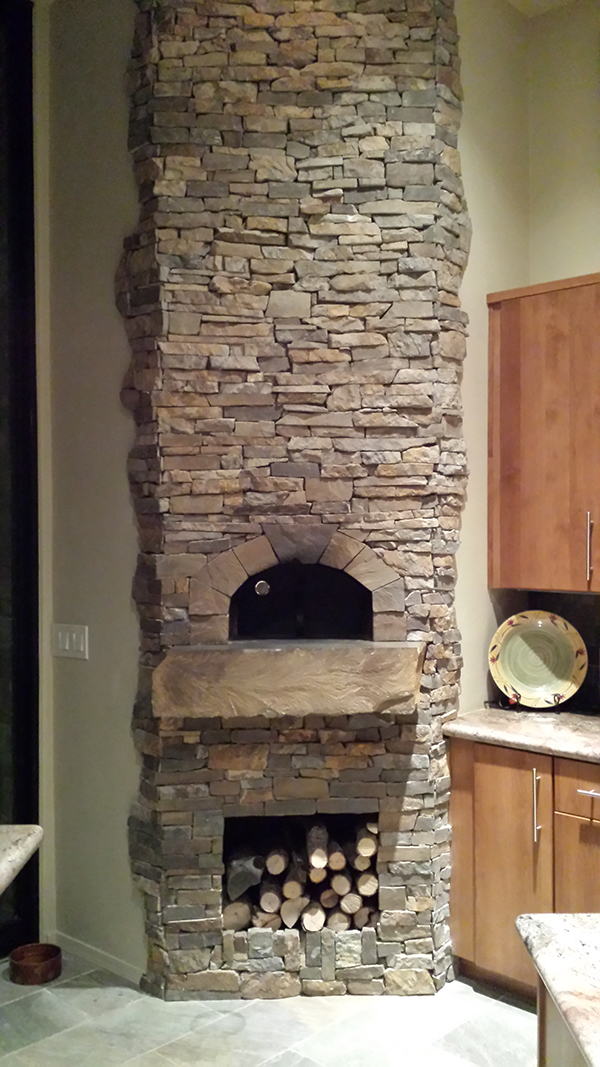 James L's Towering Indoor Casa Pizza Oven - Forno Bravo. Authentic Wood ...