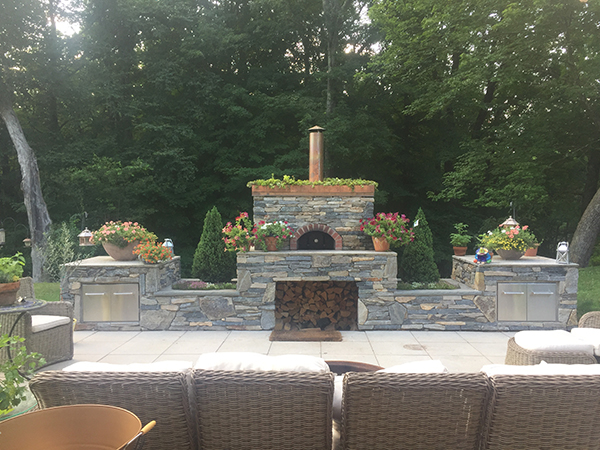A Green Roof Tops David P's Casa100 Oven - Forno Bravo. Authentic Wood ...