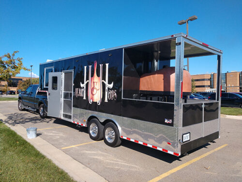 Hearth and Hops Wood Fired Pizza Food Truck in MI Features a Viaggio100 ...
